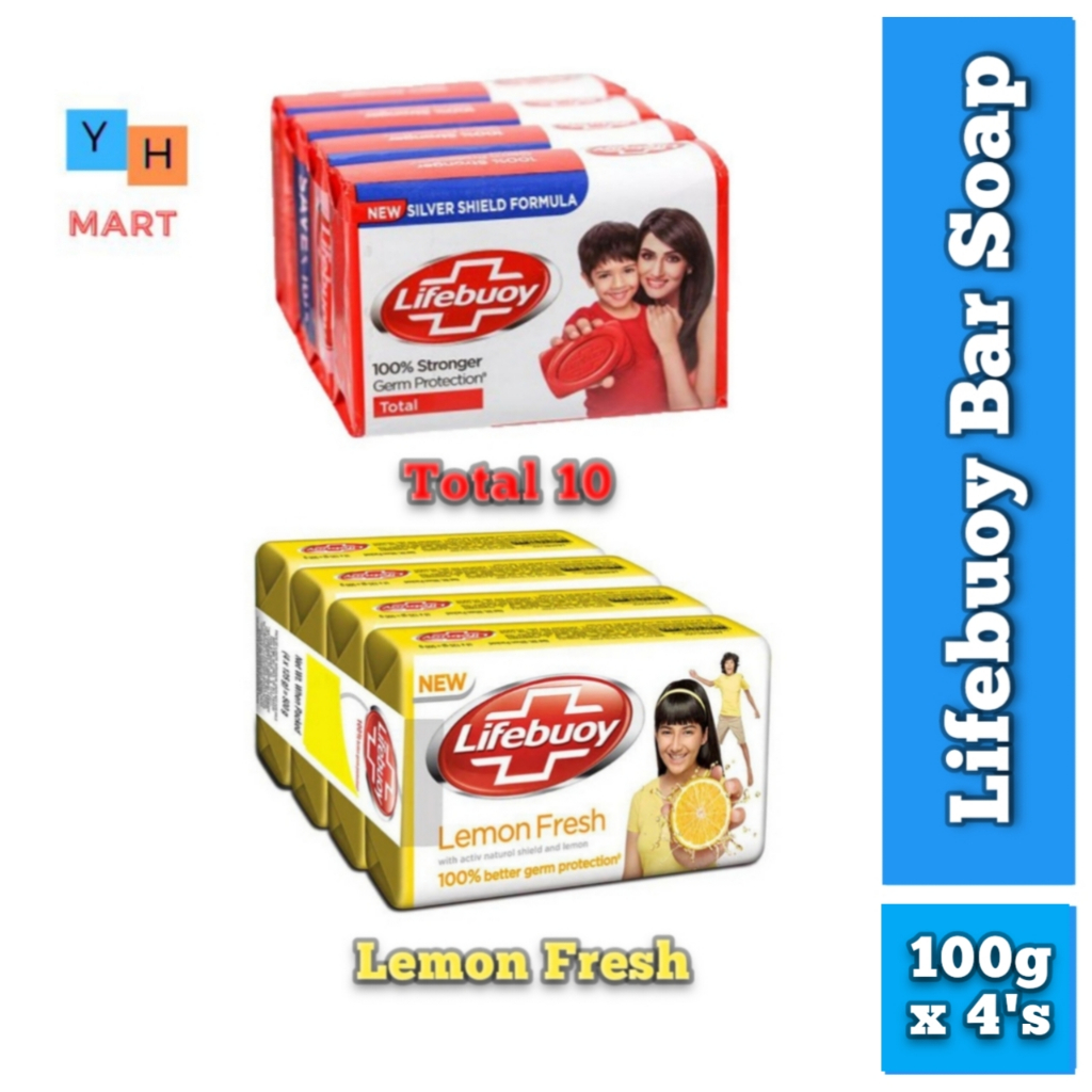 Lifebuoy Bar Soap [ 100g x 4s ] | Shopee Malaysia