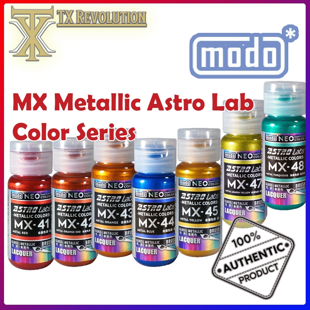modo metallic MX Astro Lab Colors Solvent Based Model Paint LACQUER NEO ...