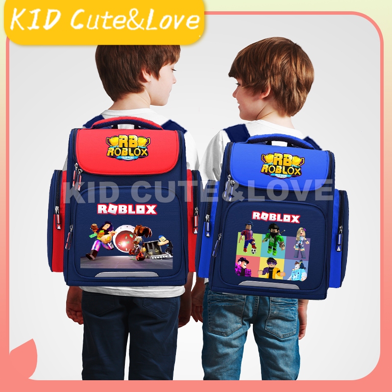 40cm Roblox Beg Sekolah Budak Lelaki Boys School Bag For Kids Spiderman ...