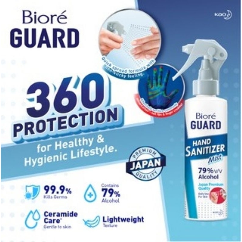 BIORE GUARD Hand Sanitizer Alcohol Mist Spray 150ml | Shopee Malaysia