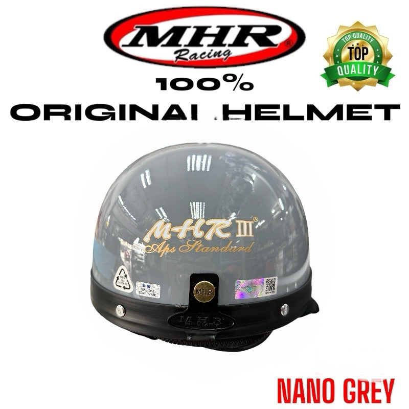 ORIGINAL MHR HELMET NANO GREY PETRONAS GREEN | Shopee Malaysia