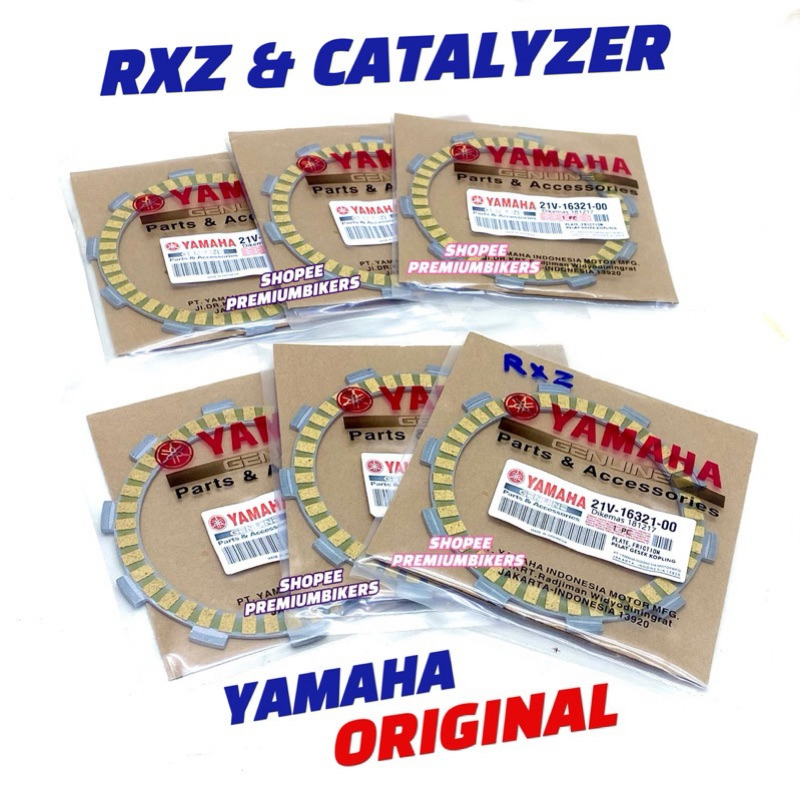 RXZ CLUTCH PLATE KULIT YAMAHA ORIGINAL RXZ CATALYZER CLUTCH DISC PLATE ...