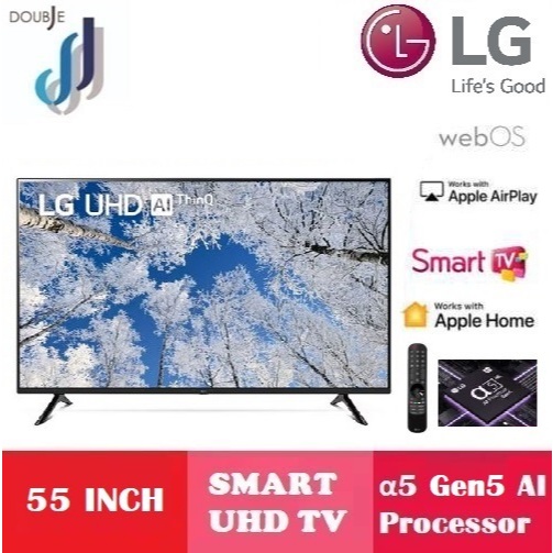 LG 55 Inch Smart 4K UHD TV UQ70 Series with α5 Gen5 AI 4K Processor ...