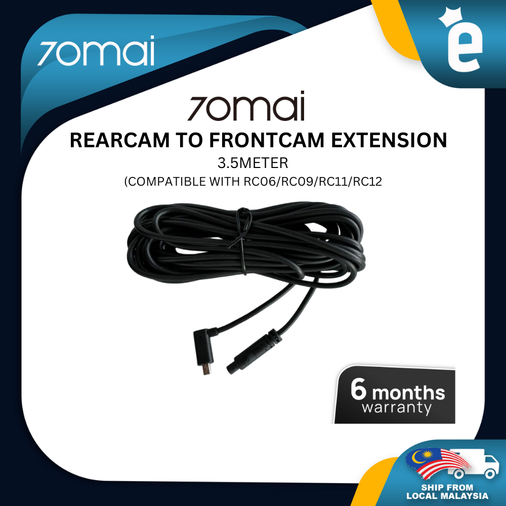 [Original] 70mai Rear Cam Signal Wire (RC06/RC09/RC11/RC12 Series) (3.5 ...