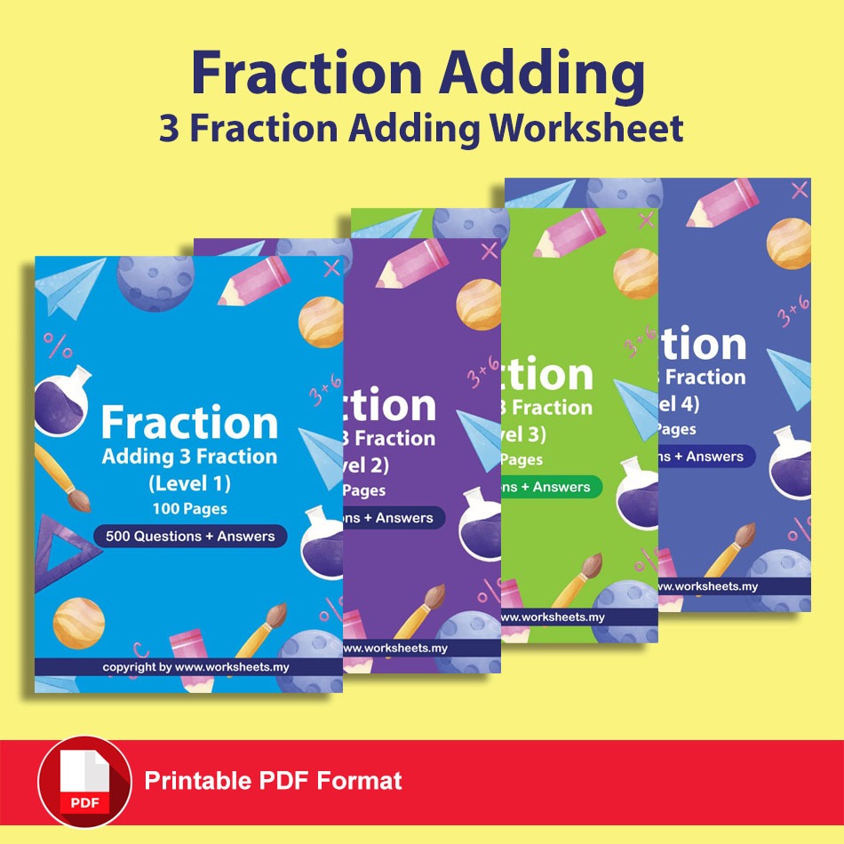 Igcse Math Fraction Adding 3 Fraction Level 1 4 2000 Qa Igcse 9941