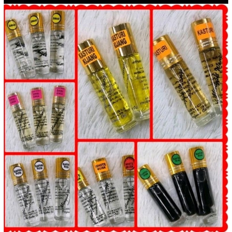 MINYAK ATTAR / ATAR/ PERFUME (TANPA ALKOHOL) HALAL- Sultan Brunei 8ml ...