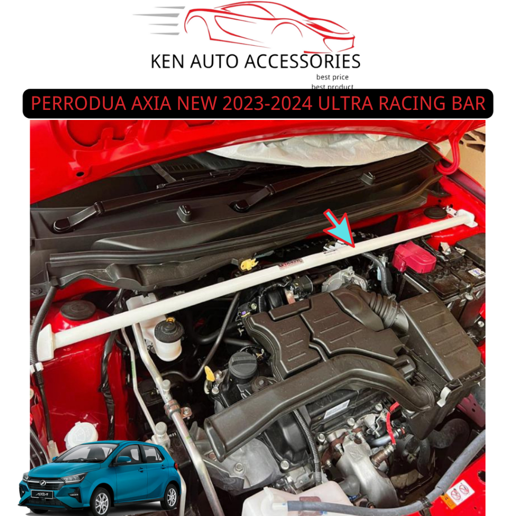PERODUA AXIA BARU 2023-2024 ULTRA RACING SAFETY BAR FRONT STRUT REAR ...