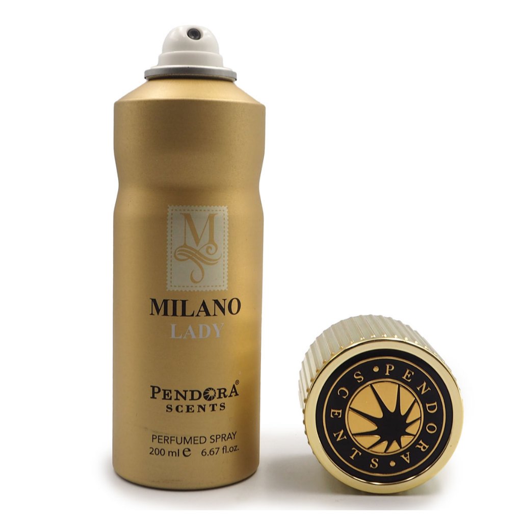 MILANO LADY PERFUME SPRAY FOR WOMEN BY PENDORA SCENTS 200ML | Shopee ...