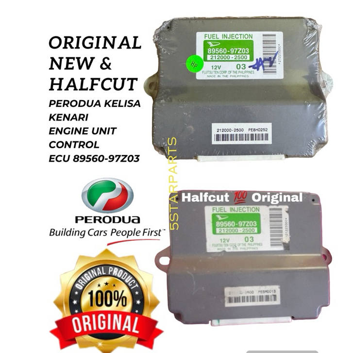 ORIGINAL PERODUA KELISA KENARI ENGINE CONTROL UNIT(ECU 89560-97Z03 ...