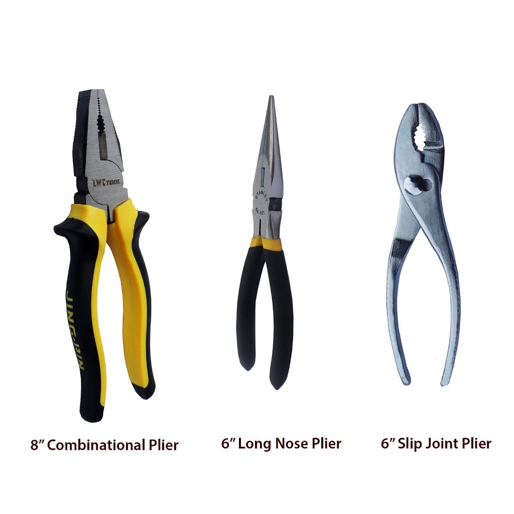 Plier Combination Long Nose Plier Slip Joint Plier 8 inch Combination ...