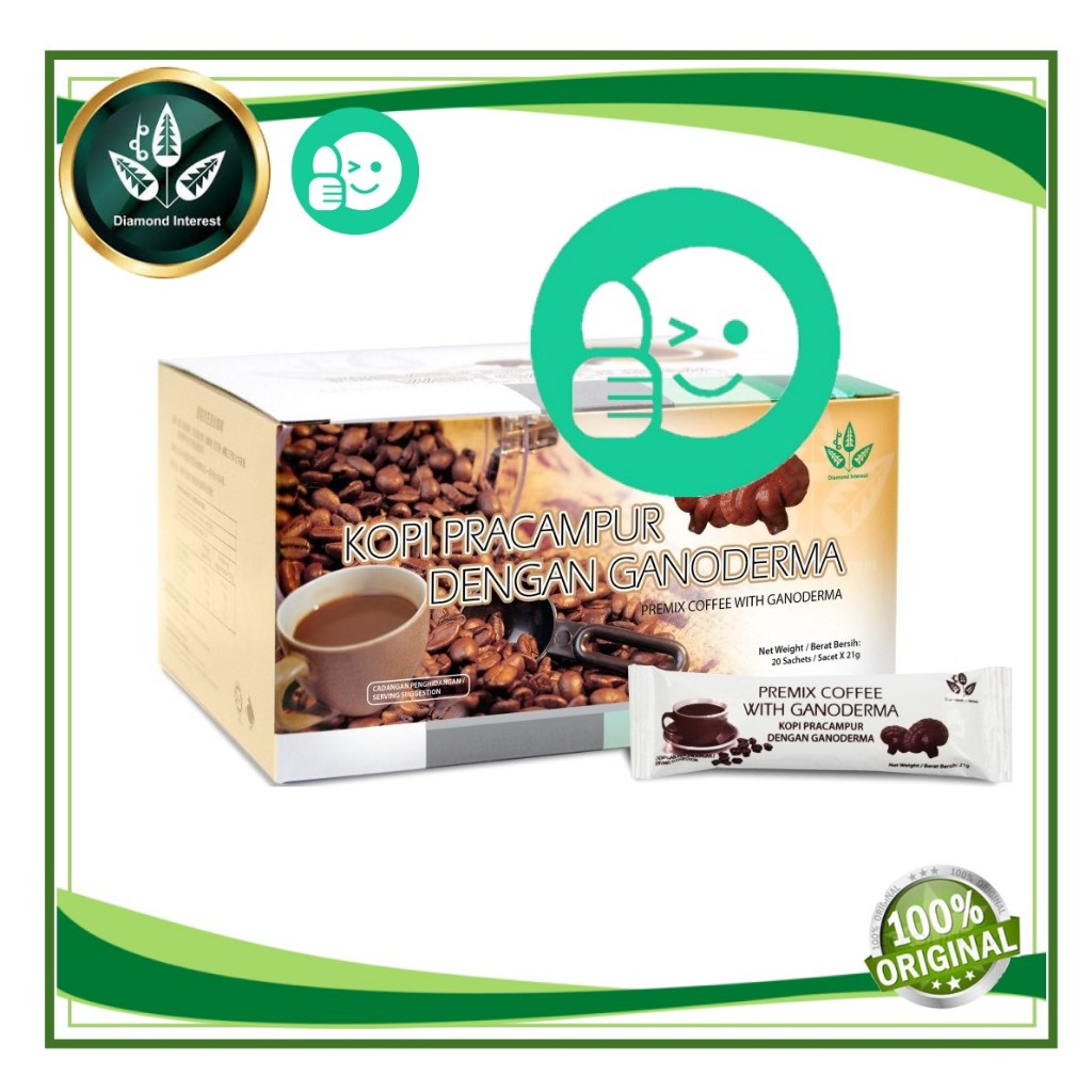 PREMIX COFFEE WITH GANODERMA POWDER - 21g x 20's - Diamond Interest ...