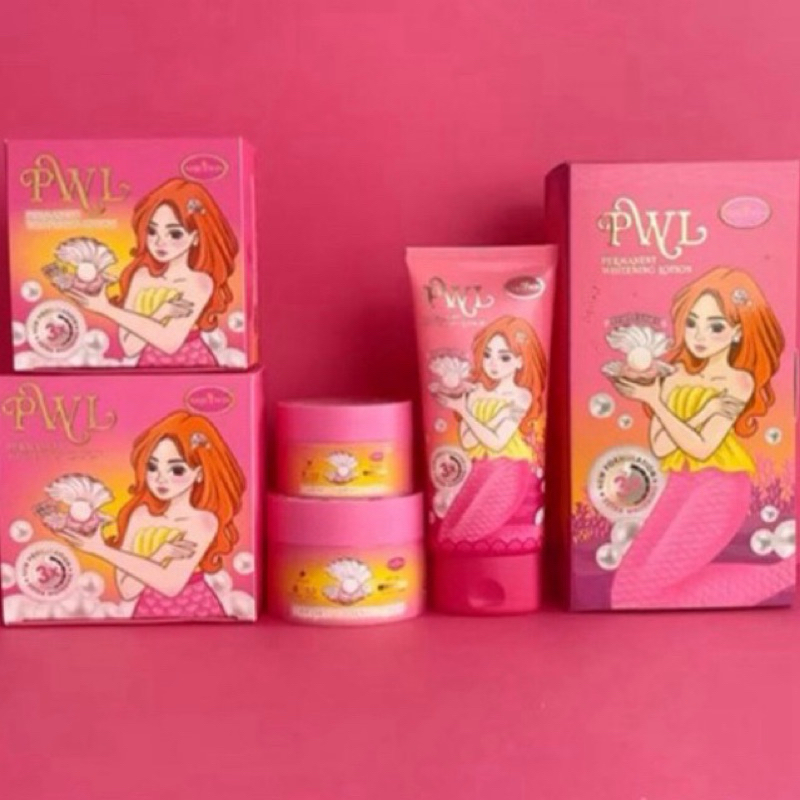 💯% ORIGINAL PWL Whitening Lotion 100gm / 50gm Nisjuewin Whitening Pearl ...
