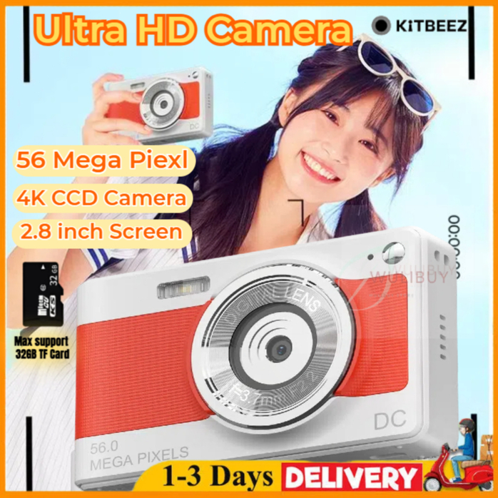 KiTBEEZ🔥4K Ultra HD Camera Digital Camera CCD Camera 5600 Million Pixel ...