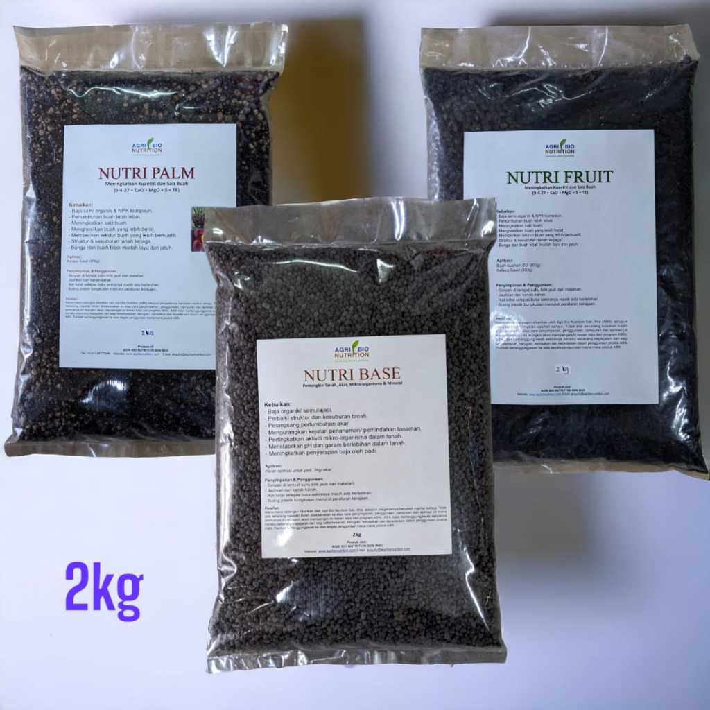 ABN Nutri Base, Nutri Fruit, Nutri Palm 2kg (Repack) | Shopee Malaysia