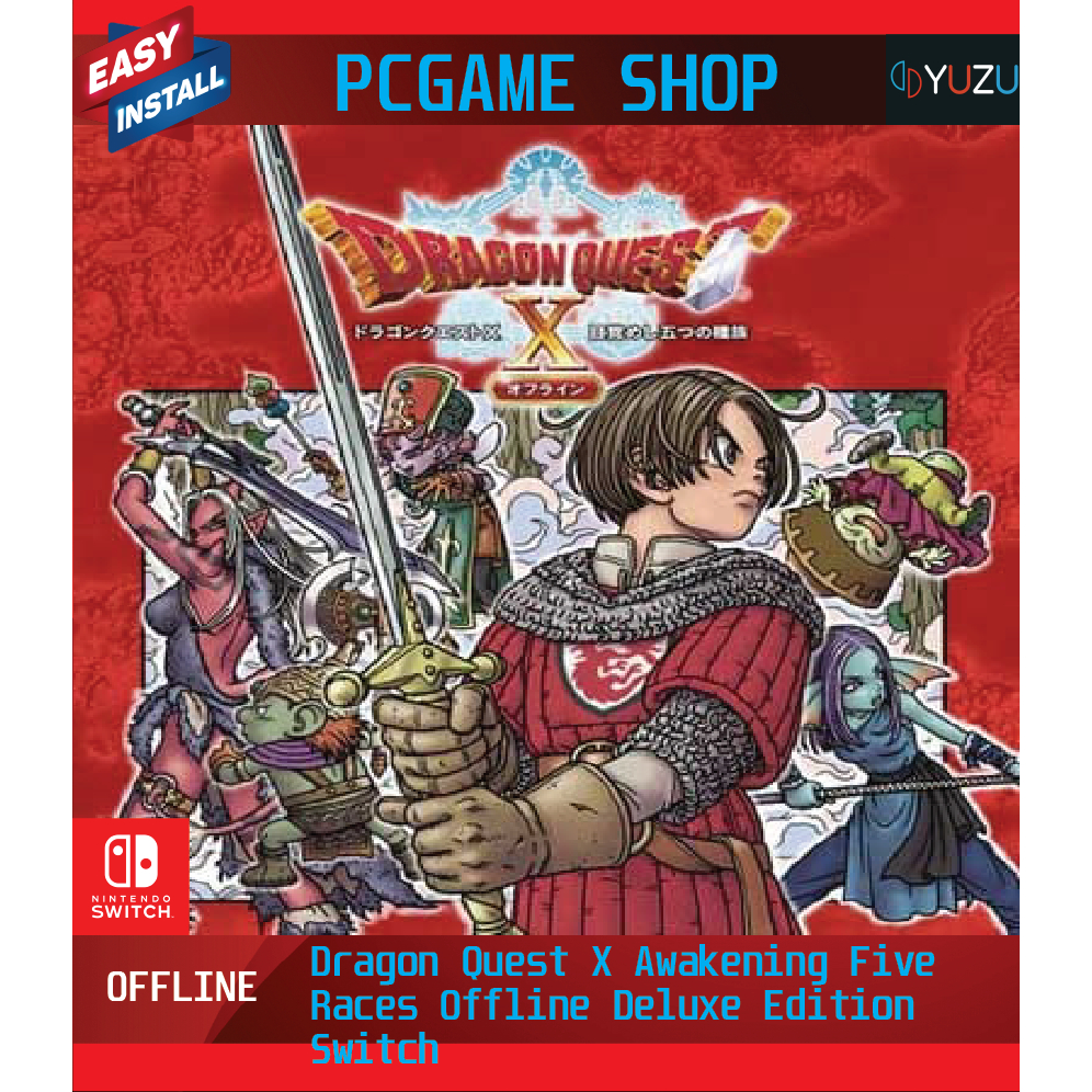 【Update v2.0.1】Dragon Quest X Awakening Five Races Offline Deluxe ...