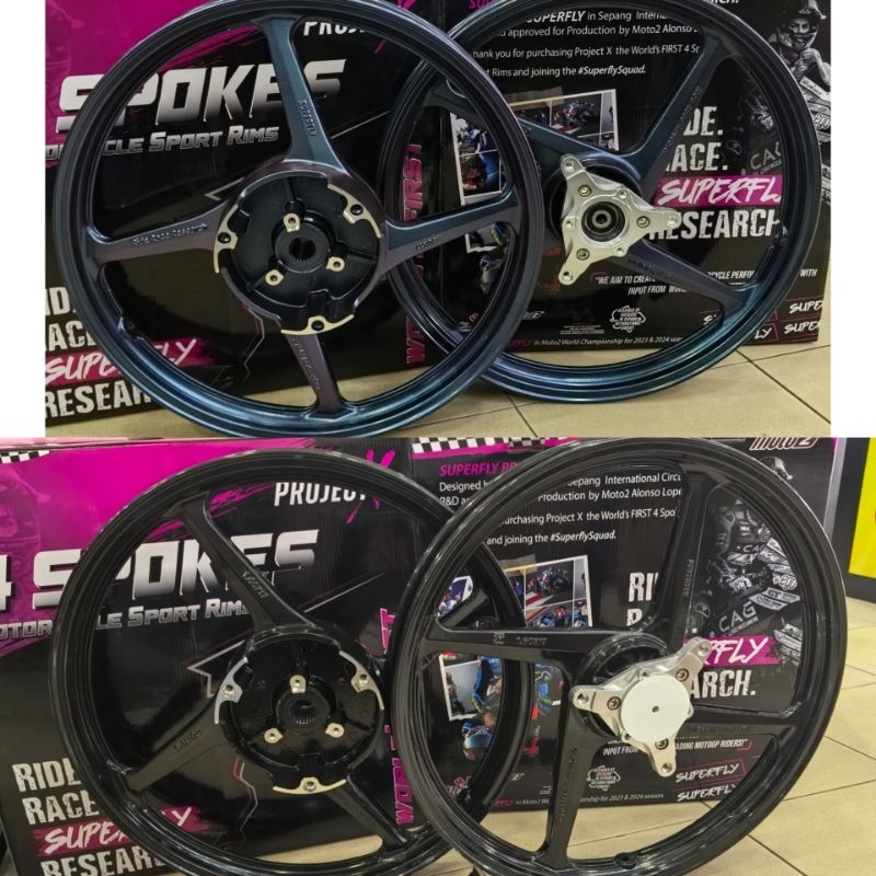 SUPERFLY YAMAHA NMAX V2 16-/16-17 4 LEG 4 BATANG 4L 4 KAKI PROJECT X ...