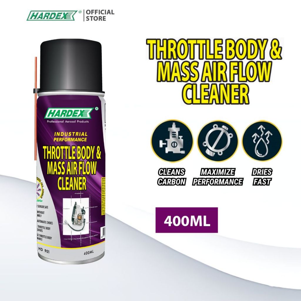 HARDEX Industrial Performance Throttle Body And Mass Air Flow Cleaner ...