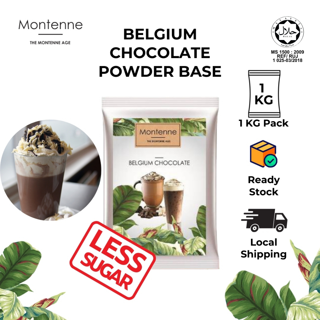 Montenne Belgium Chocolate Powder 1KG | Shopee Malaysia