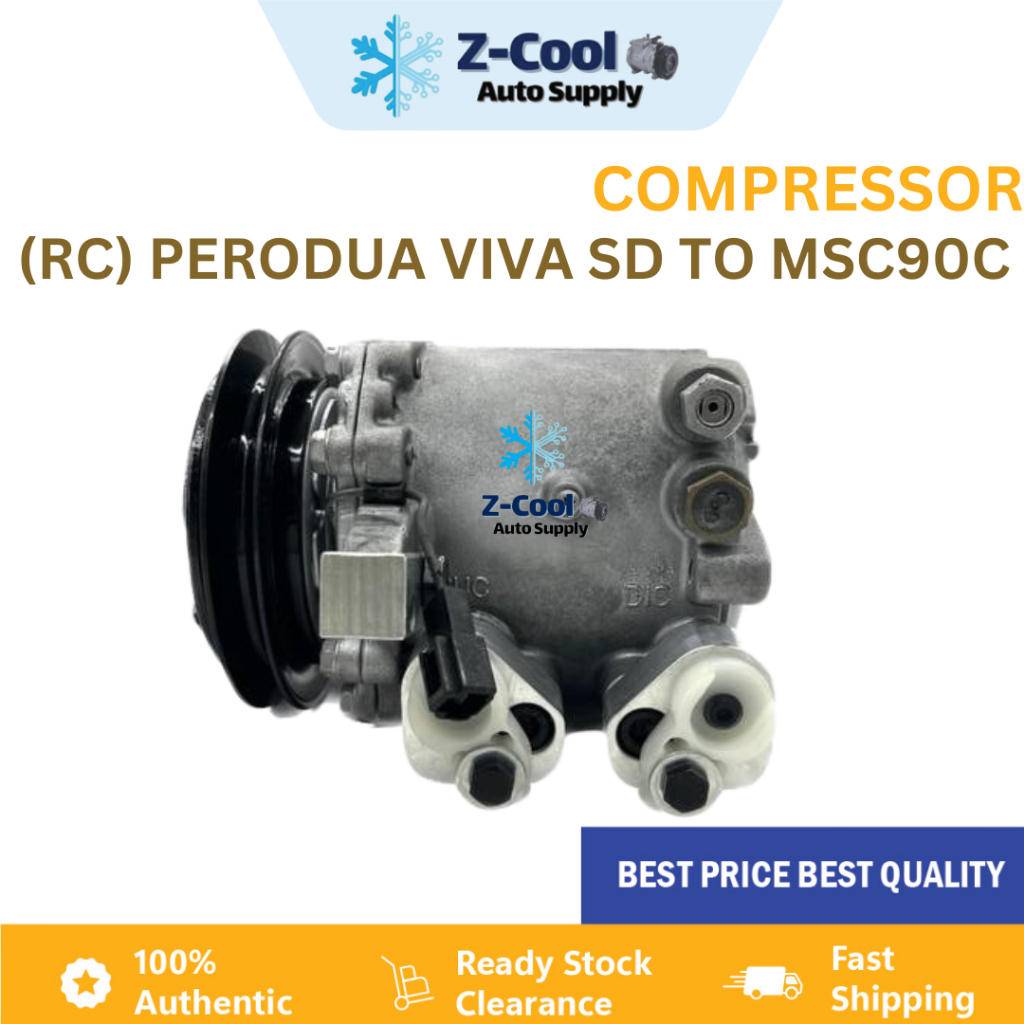 Aircond Compressor Perodua Viva MSC60 Sanden System Japan Import ...
