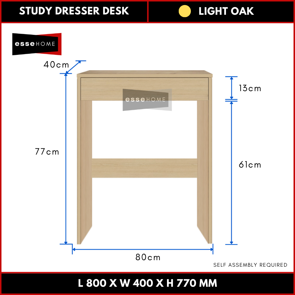[92CM Lebar] EsseHome Writing Table Study Desk Study Table Office Table ...