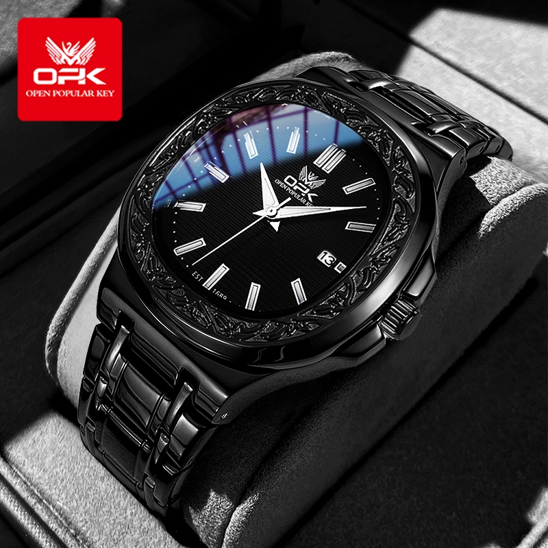 OPK Jam Tangan Lelaki Original 100% Watch Man Birthday Waterproof ...