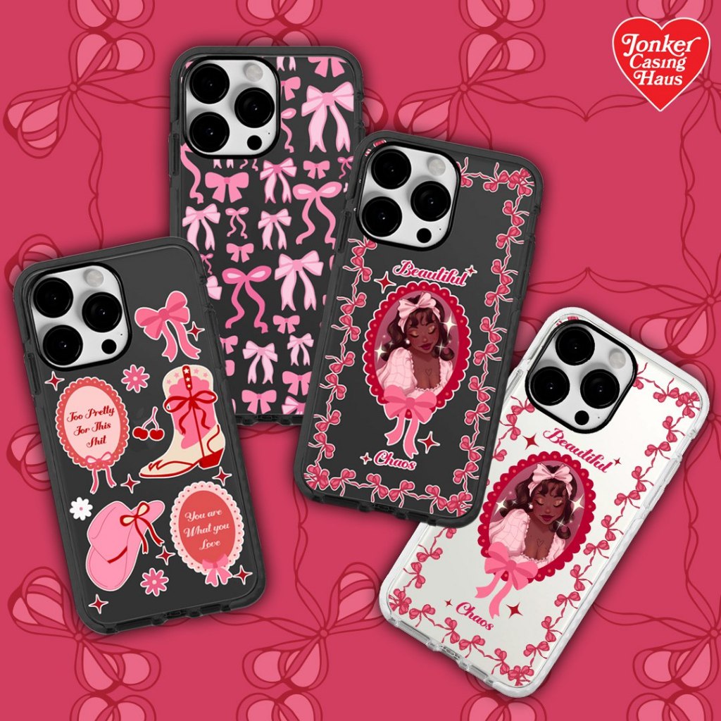 NEW "coquette" DESIGNATED CASE Bumper Neon Case Casing IP 6 until 15 ...