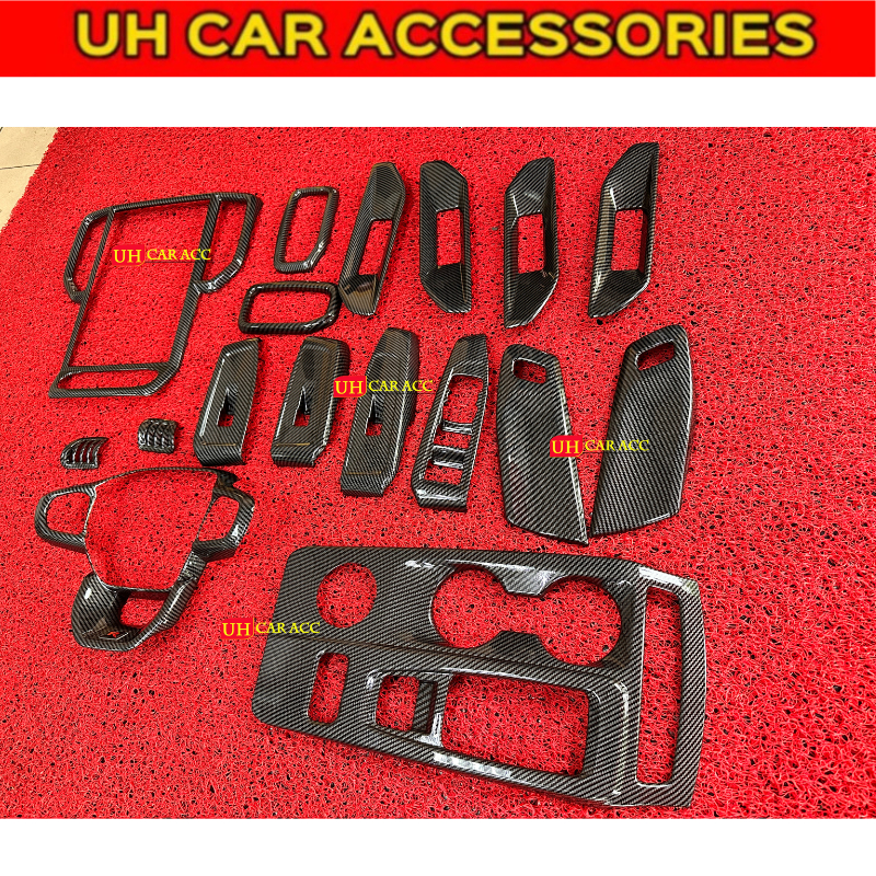 FORD RANGER T9 2022-2024 XLT WILDTRAK CARBON INTERIOR COVER CASING ...