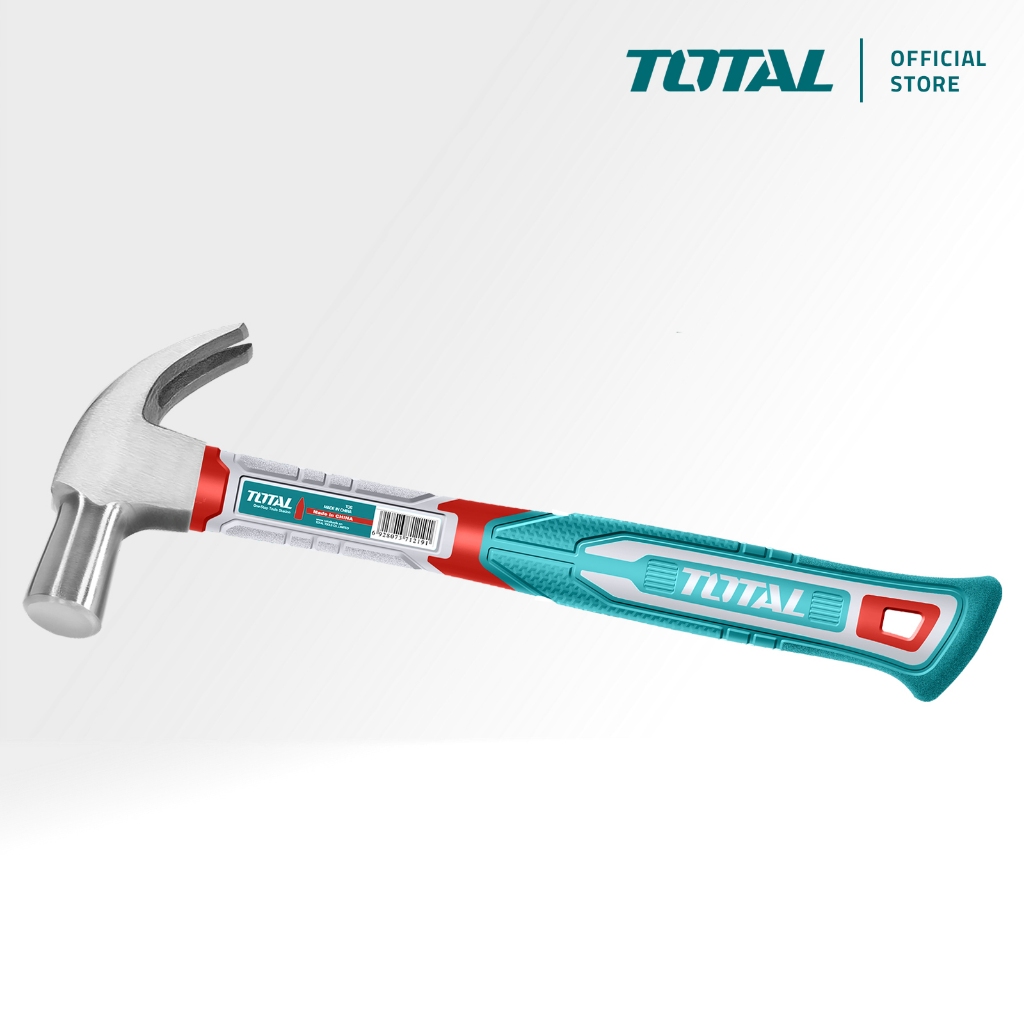 TOTAL British Type Claw Hammer (27mm) Drop Forged, Heat Treated Carbon ...