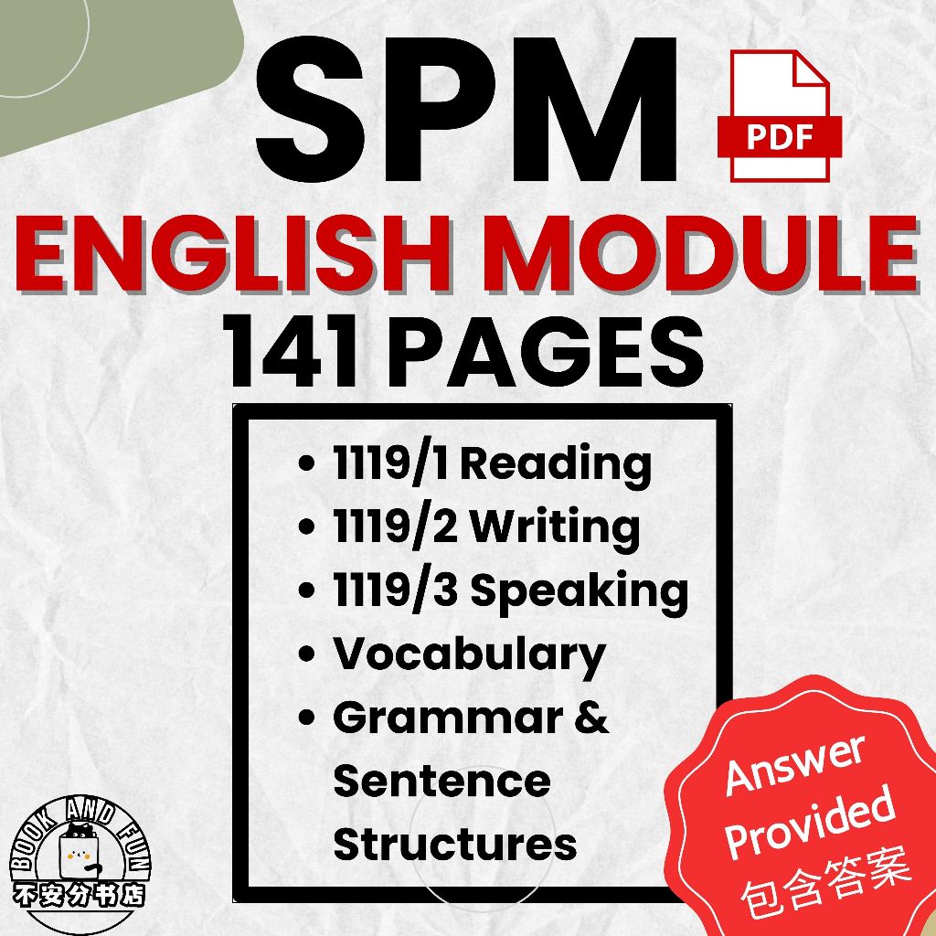 (PDF) SPM ENGLISH PRIME STARS MODULE Reading Writing Speaking Vocabulary & Grammar Form 4 & 5 ...
