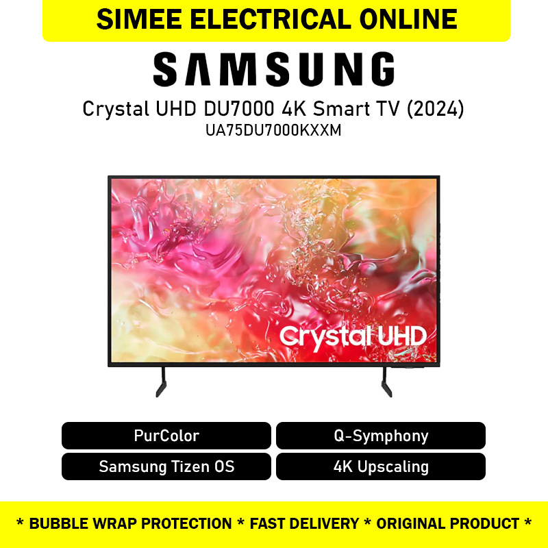 [NEW] Samsung 75 Inch 4K UHD DU7000 Smart TV Murah Television 电视机 電視機 ...