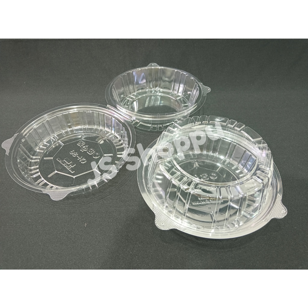 HIRO OPS CH36 (5.5") Kuih Container with Lock / Plastic Clear Container ...