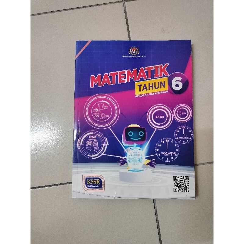 HASANI DBP SK Buku Matematik tahun 6(standard 6) KSSR maths book ...