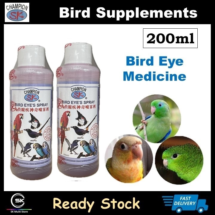 SK Champion Bird Eyes Spray 200ml (untuk kegunaan Burung) | Shopee Malaysia