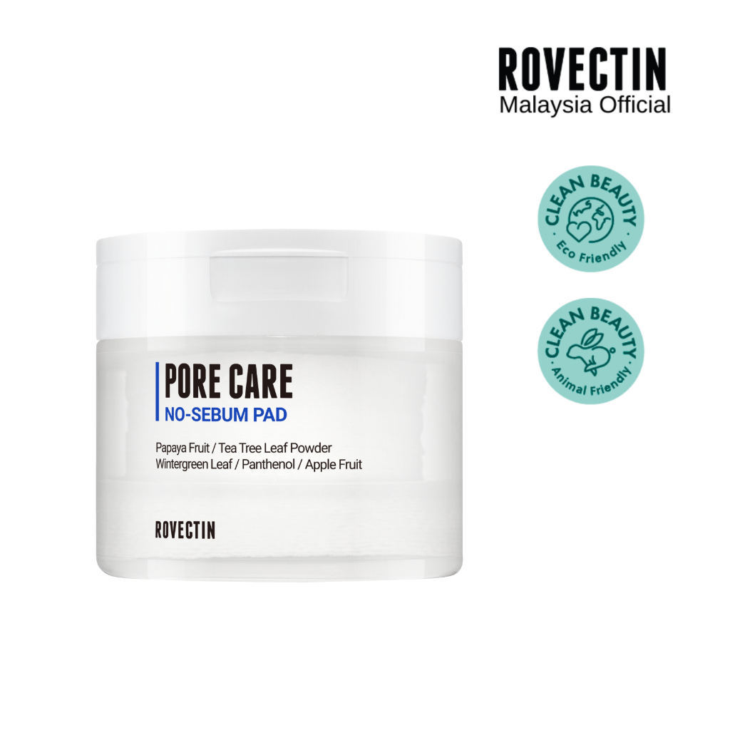 Rovectin Official Pad Penjagaan Pori Tanpa Sebum (60 pieces) | Pore ...