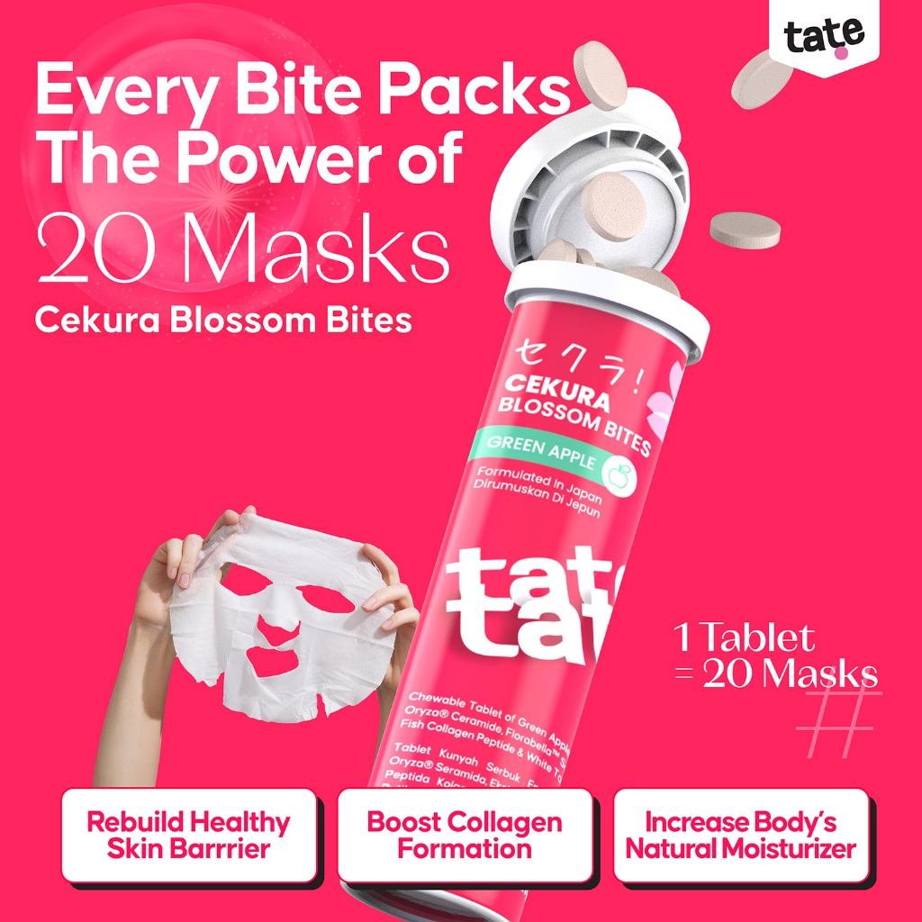 Tate Cekura Blossom Bites | Skin Collagen and Hydration Booster 美颜 | 保湿 ...