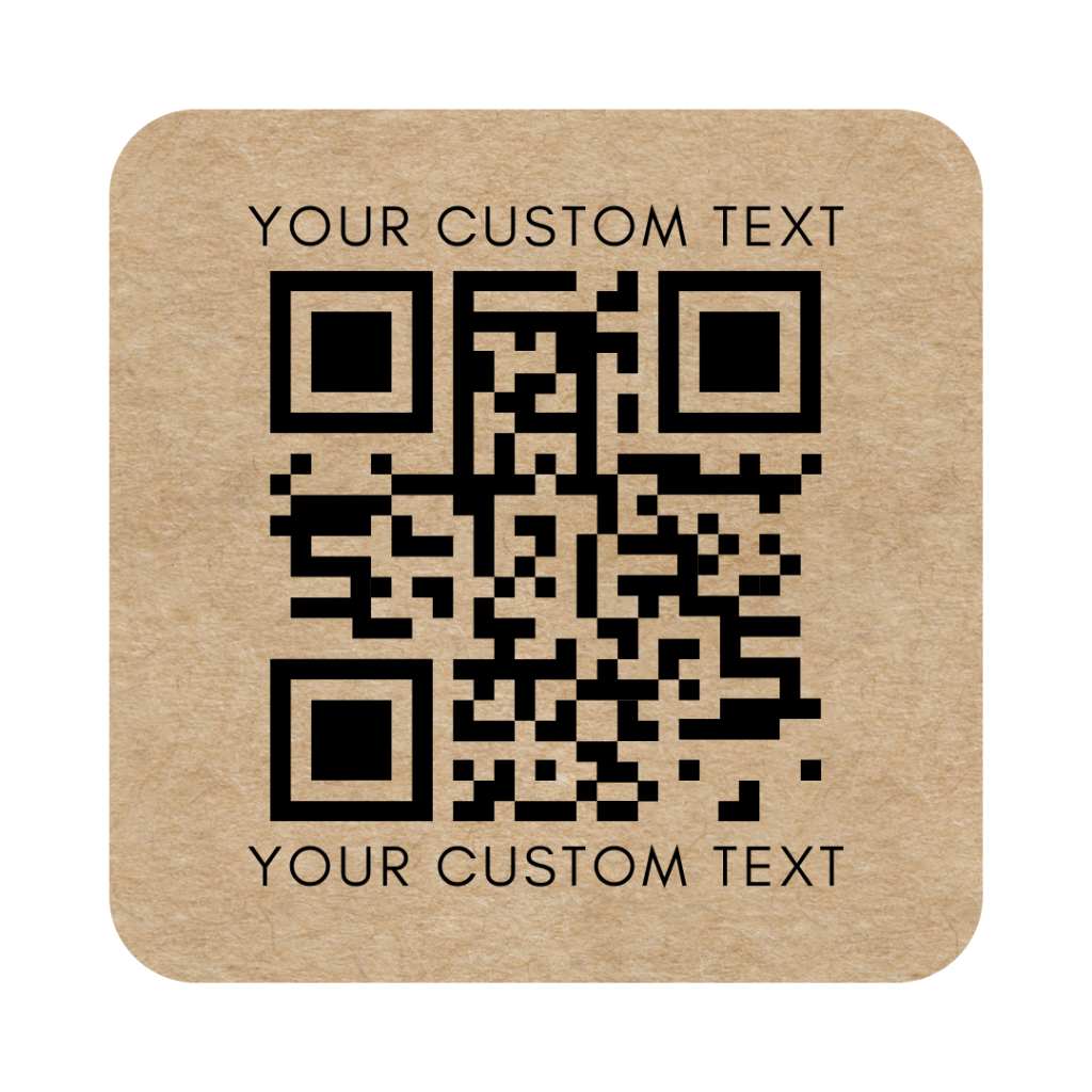 [STICKER LABEL] 120 PCS QR Code Custom Sticker Text | Shopee Malaysia