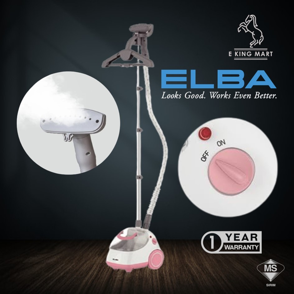 ELBA Garment Steam Iron EGSI-G1842(LB) / Pink EGSI-M1563(PK) Standing ...