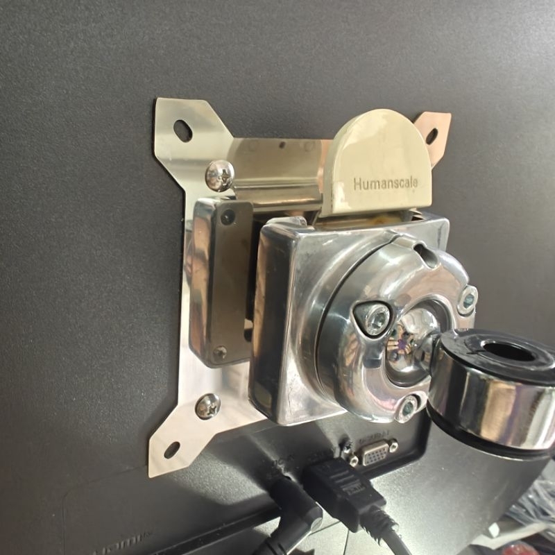 Humanscale monitor arm diy stainless steel 304 plate mount. | Shopee ...