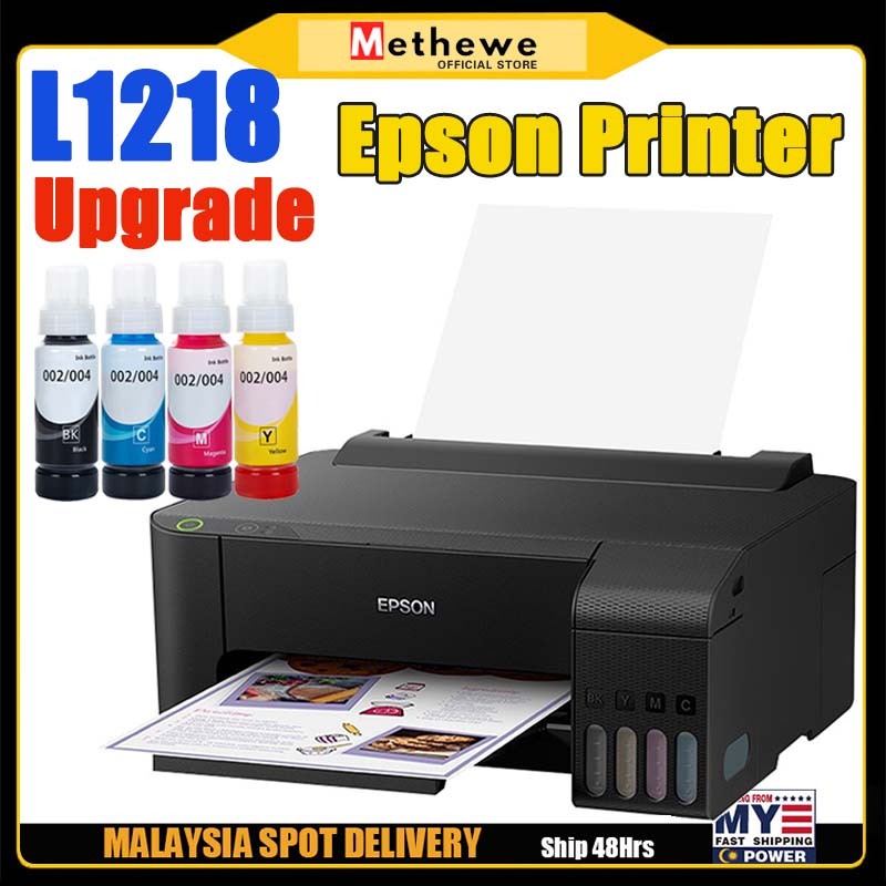 【Ready stock】Epson L1218 Upgrade Printer Heat Press Machine A3/A4 Color Print Sublimation Ink ...