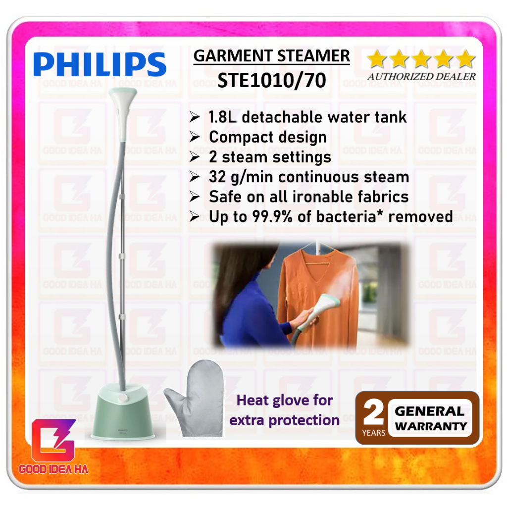 PHILIPS Garment Steamer 1000 Series STE1010/70 | Shopee Malaysia