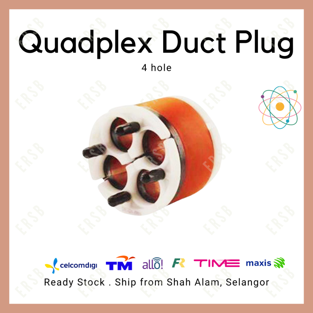 Quadplex Duct Plug 100 MM for 32 mm hdpe subduct | Shopee Malaysia