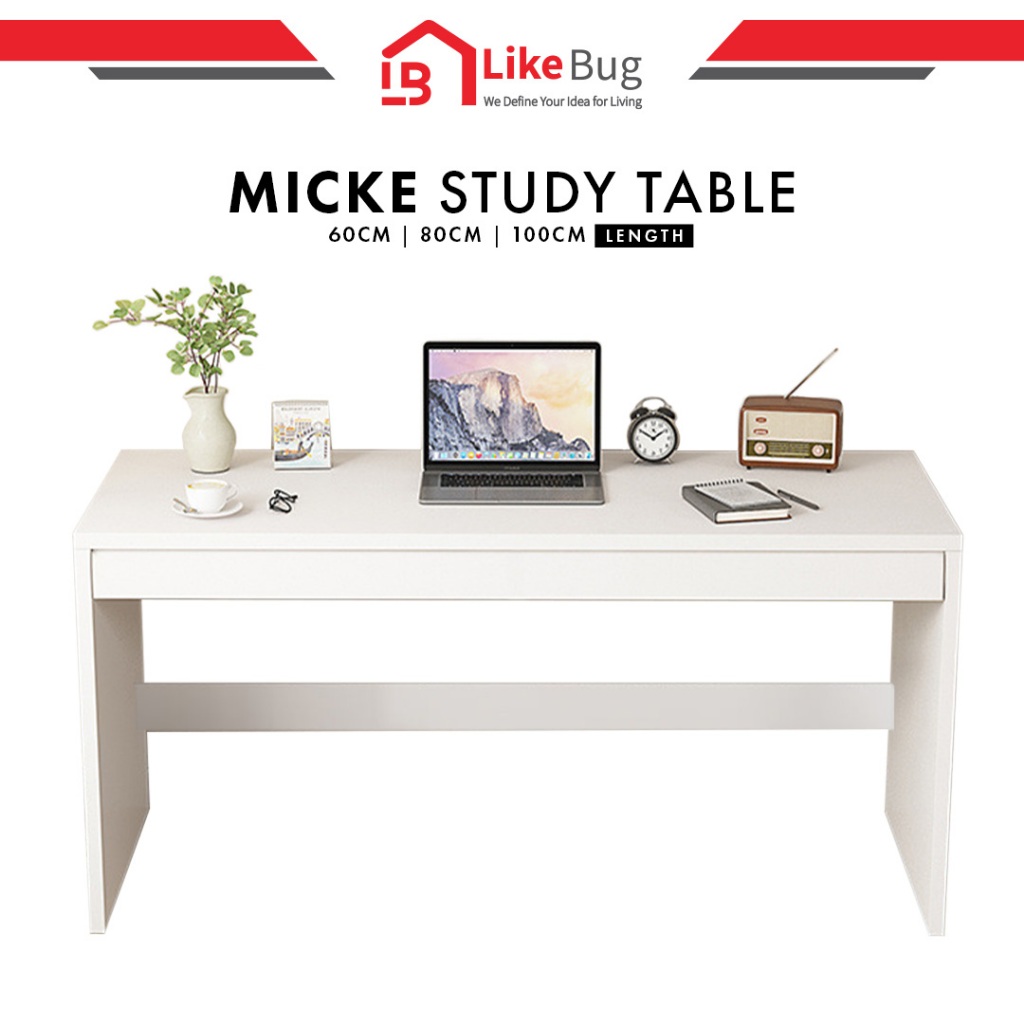 ⚡️LIKE BUG⚡️Study Table Meja belajar Computer Table/Chest drawer/Modern Office Desk / Micke room ...