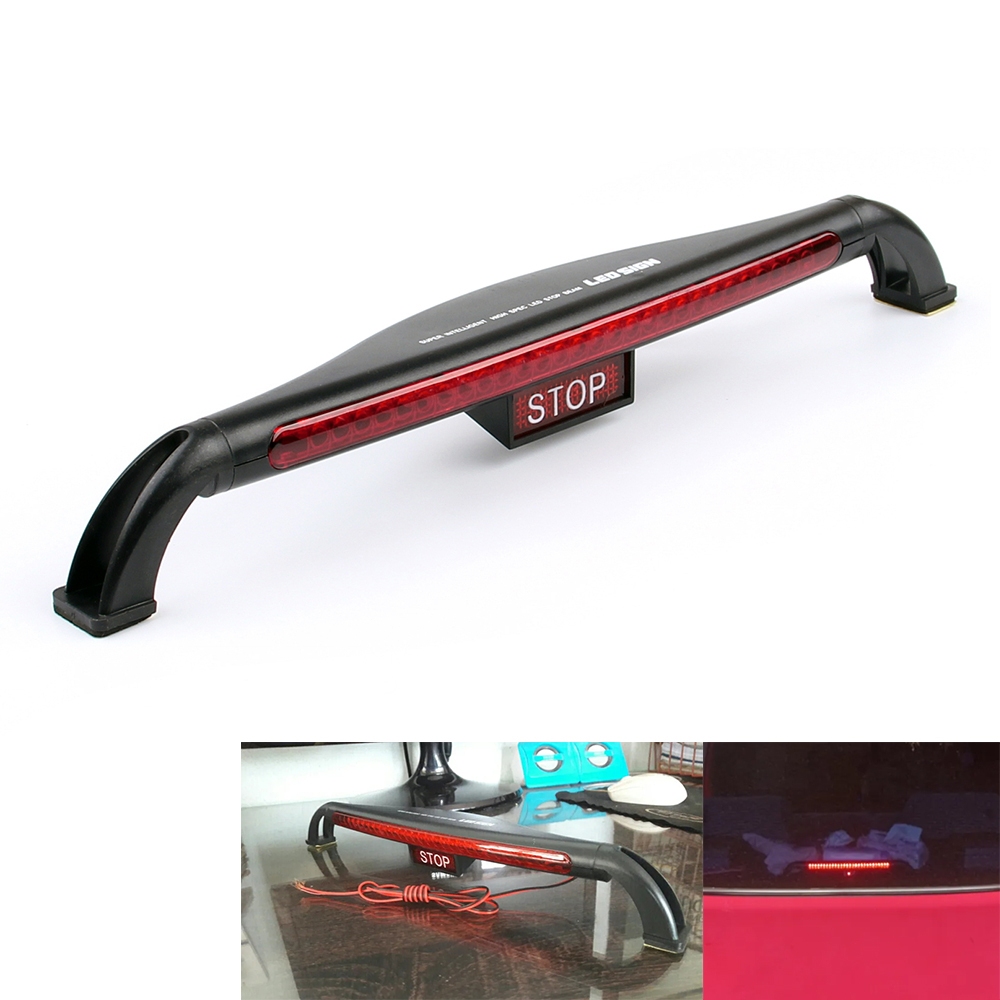 12V Universal LED Car brake light 28 Red lights Lampu brek kereta Lampu ...