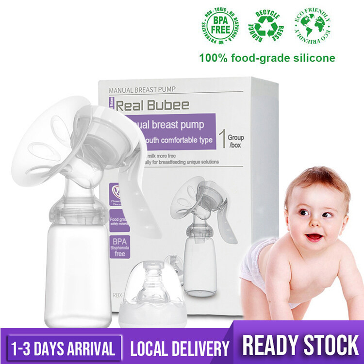 REAL BUBEE Manual Breast Pump Real Bubee Breast Milk Pam Susu Double ...