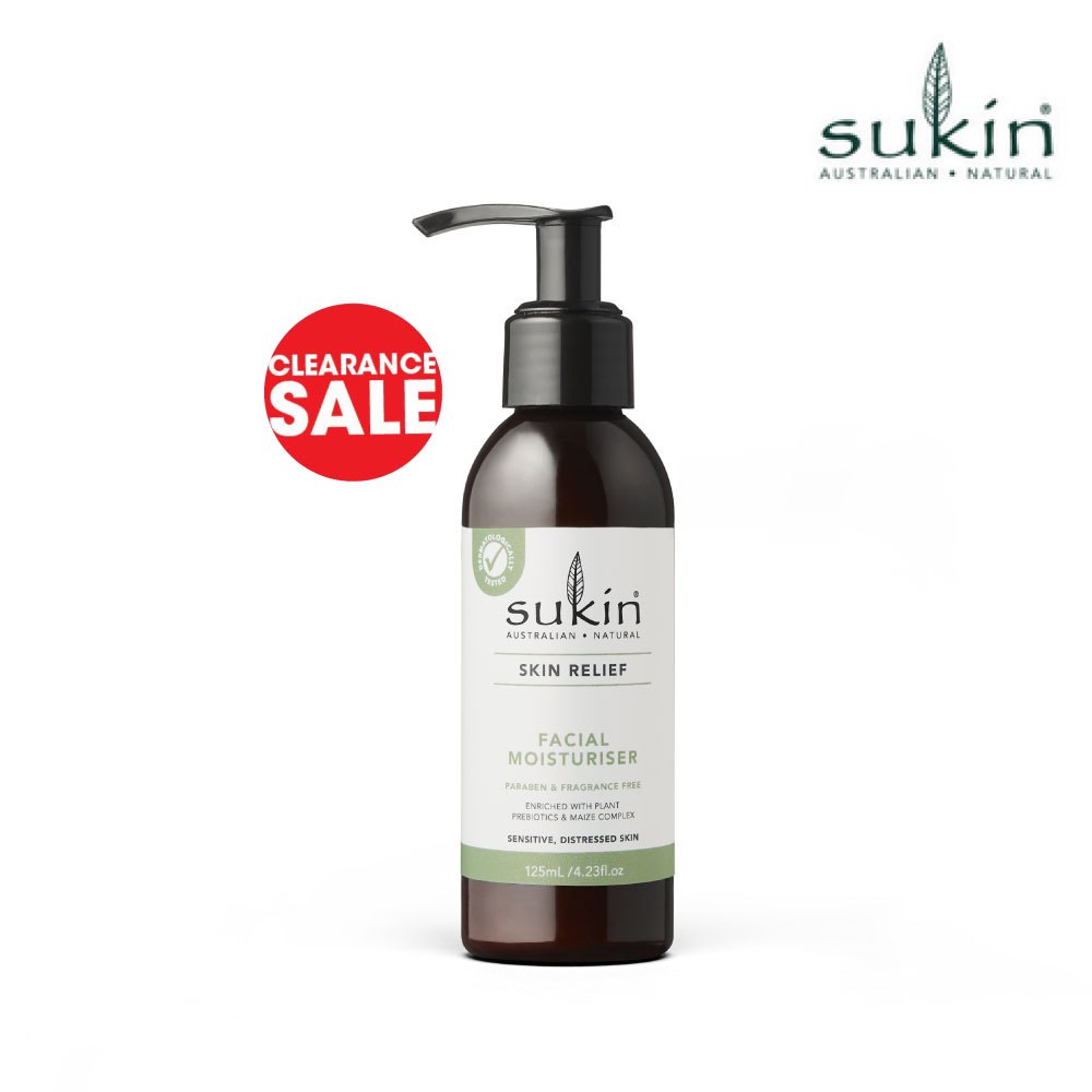 CLEARANCE Sukin Skin Relief Facial Moisturiser 125ml Expiry 12 2024 Shopee Malaysia