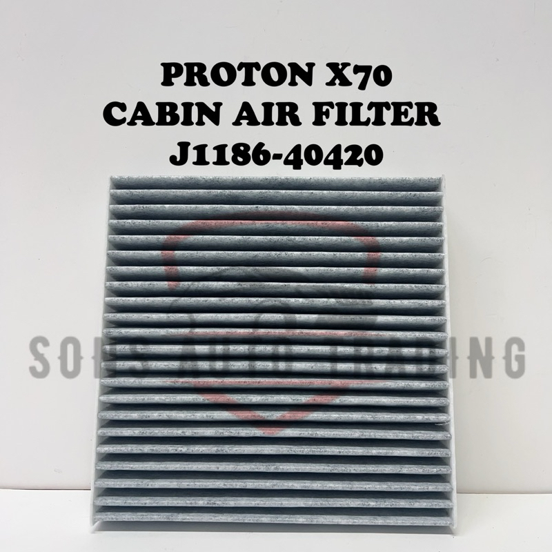 PROTON X70 AIRCOND CABIN AIR FILTER (CARBON) -J1186-40420 | Shopee Malaysia