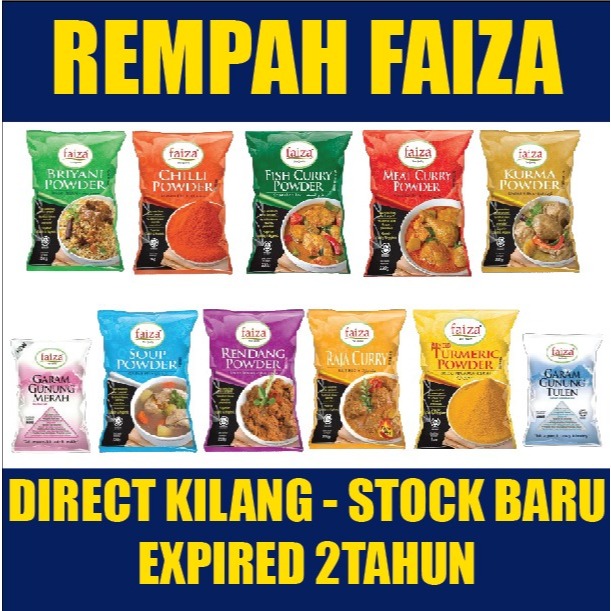 Faiza Raja Curry Powder dan rempah faiza 📌READY STOCK | Shopee Malaysia