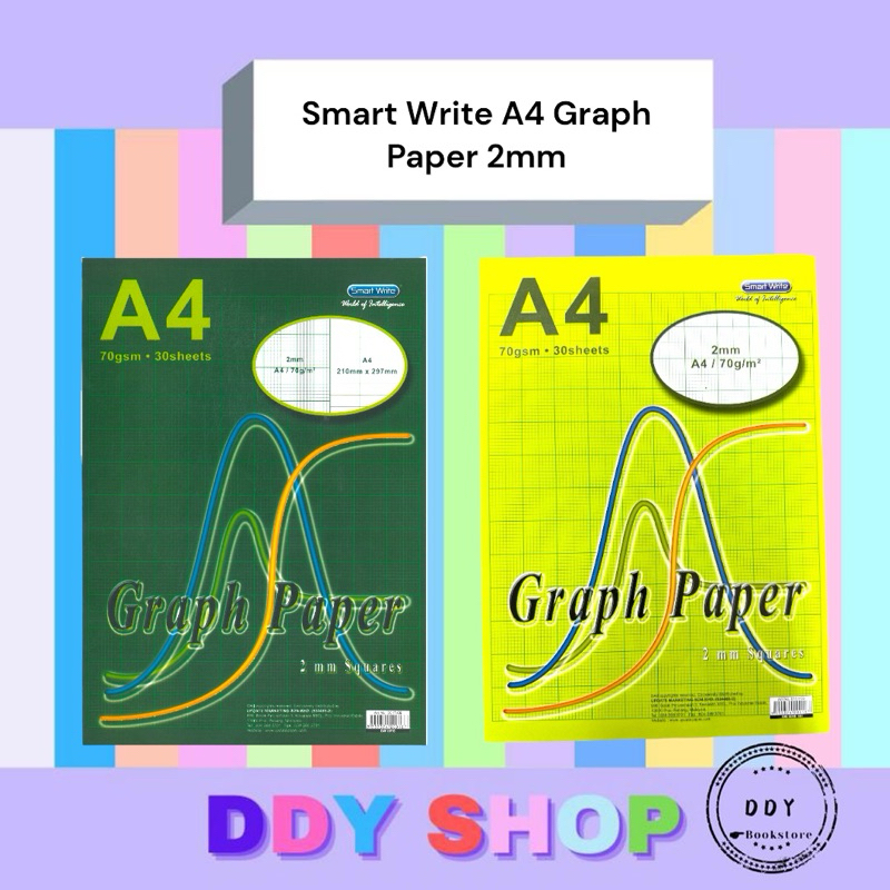 Smart Write A4 Graph Paper 2mm Square 70gsm 30 Sheets | Shopee Malaysia