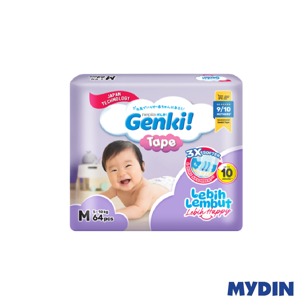 Genki Tape Diaper M64 | Shopee Malaysia
