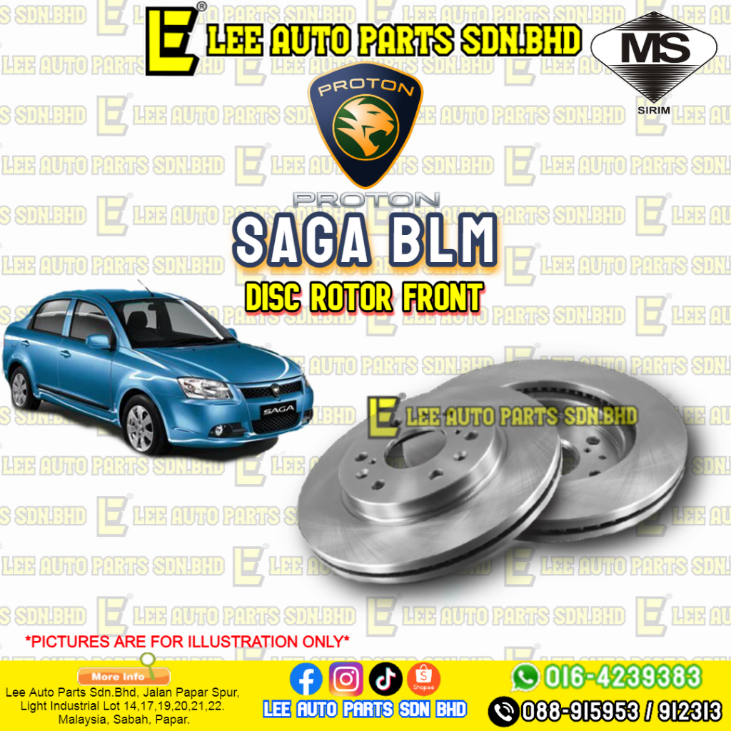 PROTON SAGA BLM DISC ROTOR FRONT (ONE PIECE PRICE) | Shopee Malaysia